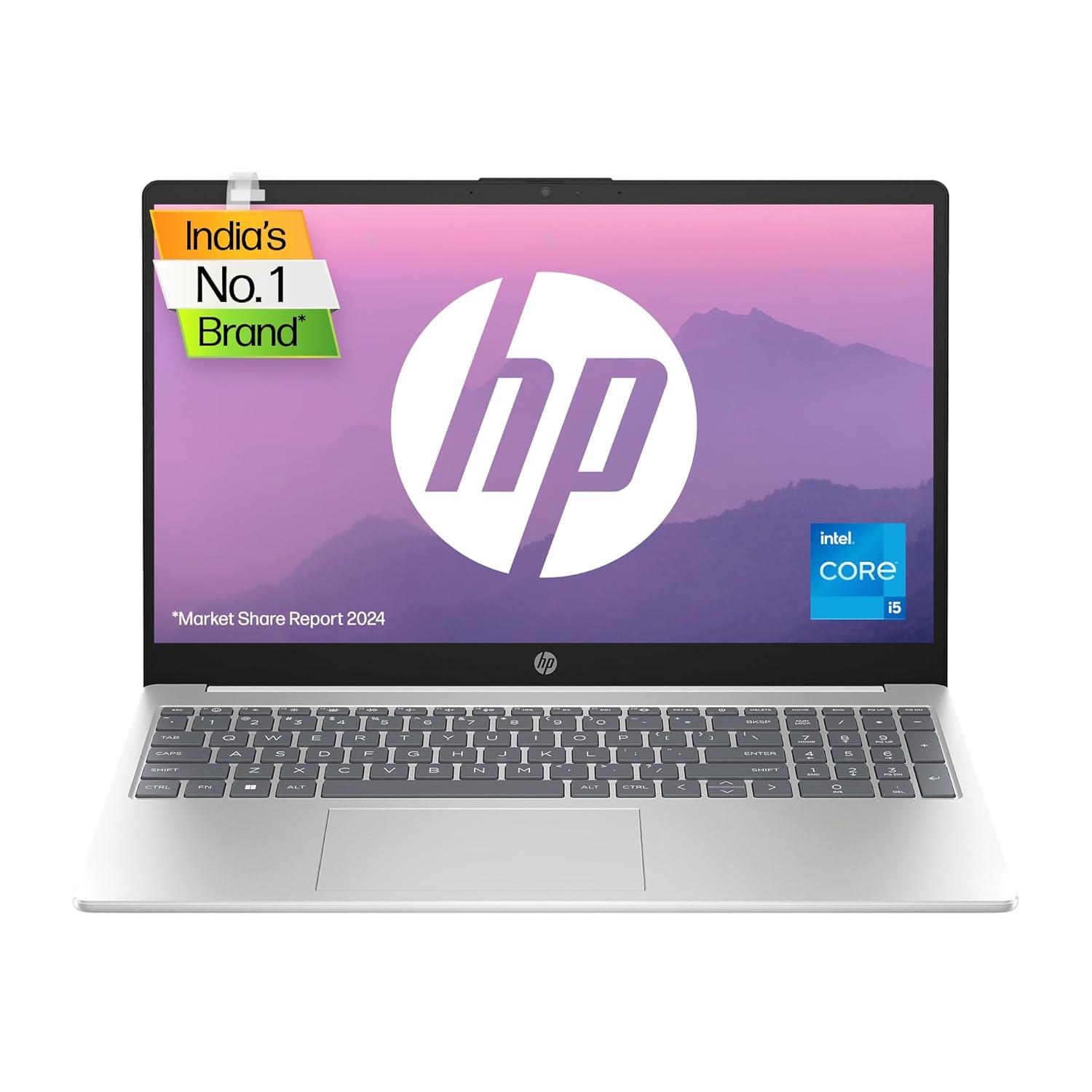 HP 15s-fd0316TU Laptop, 13th Gen Core i5-1334U/ 16 GB RAM/ 512 GB SSD/ 15.6 Inch FHD Screen ...